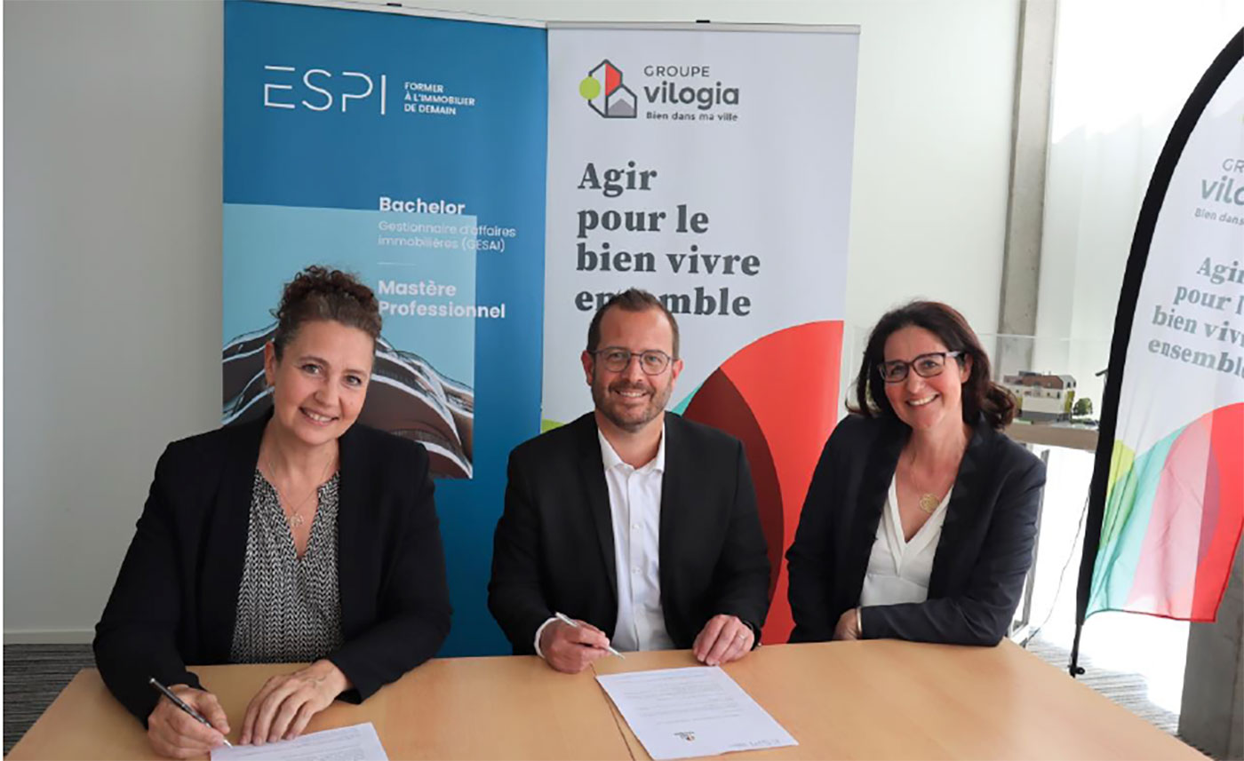 Carrière, Formation, stages : ESPI et Vilogia unissent leur forces