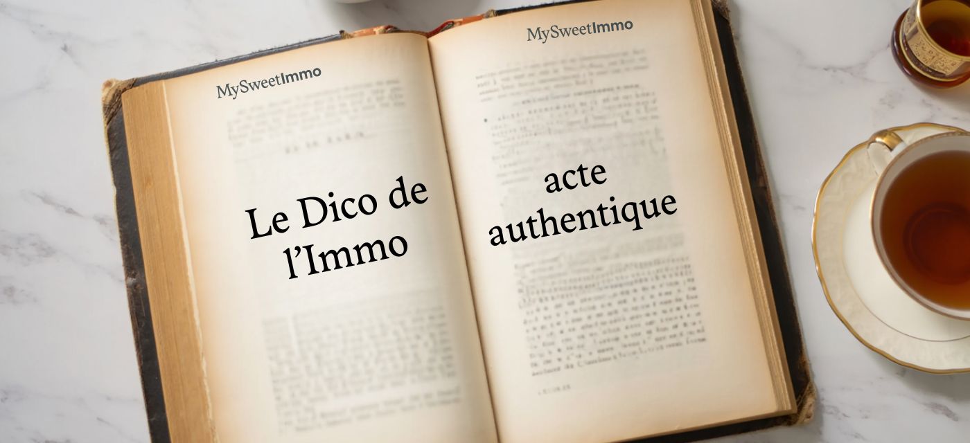 Immobilier : Qu’est-ce qu’un acte authentique ? - MySweetimmo