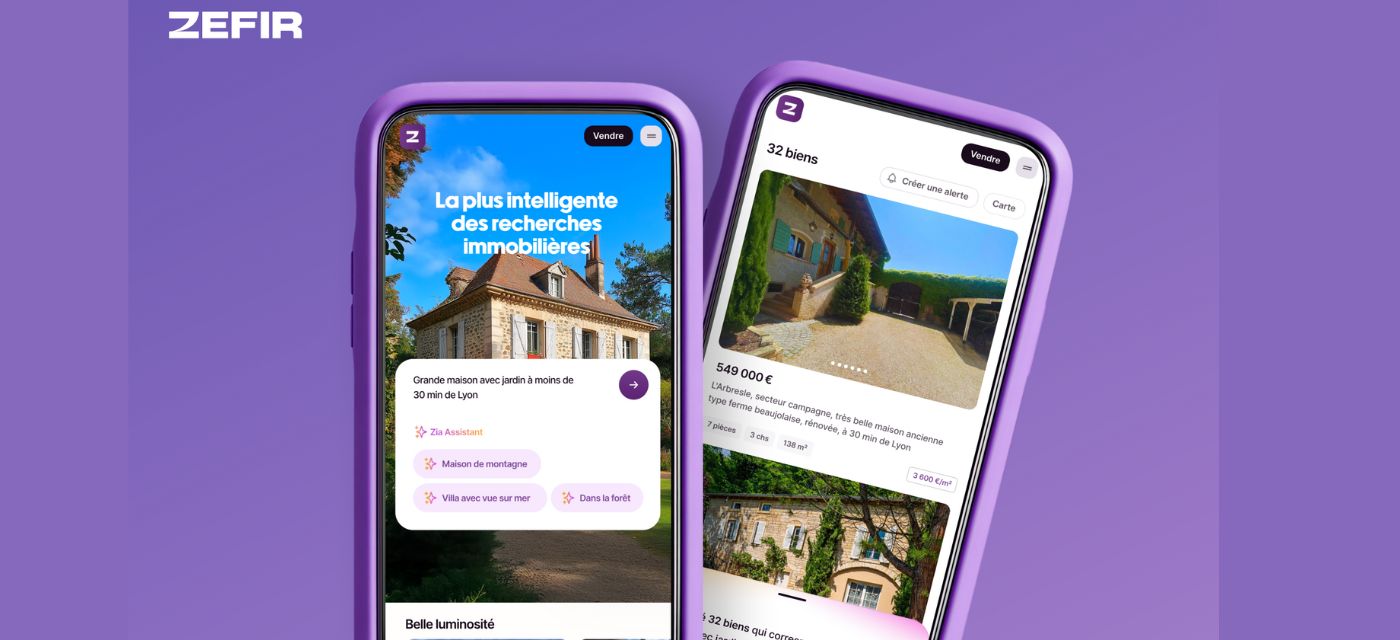 Zefir lance ZIA™, le premier assistant immobilier IA - MySweetimmo